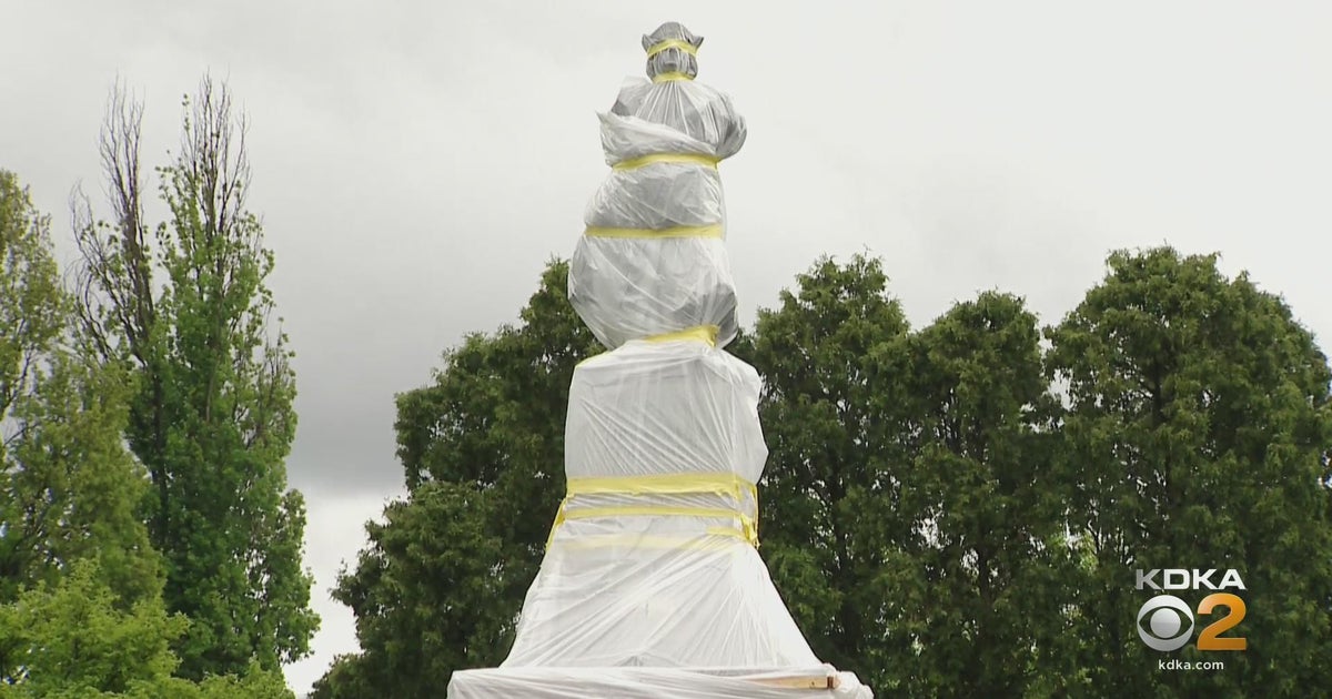 Renewed push to uncover Colmbus statue - CBS Pittsburgh