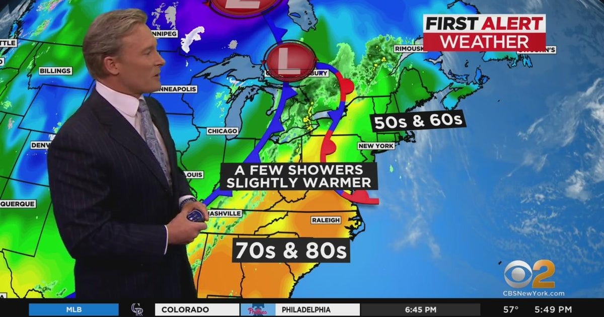 First Alert Weather: CBS2's 4/25 Monday evening update - CBS New York