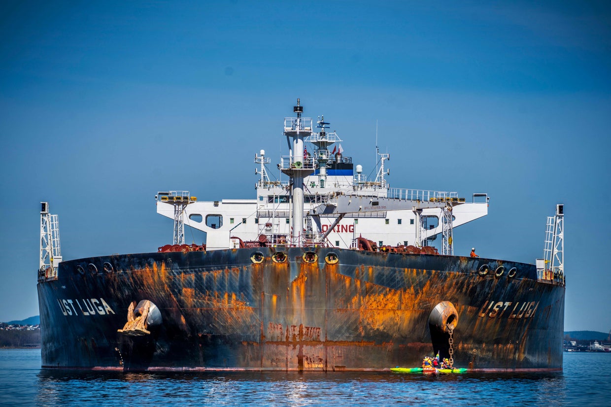 Activists block Russian oil tanker from unloading in Norway, say fuel ...