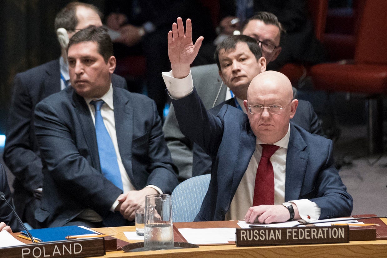 U.N. vote could "put Russia on the spot" for its "shameful" vetoes of ...