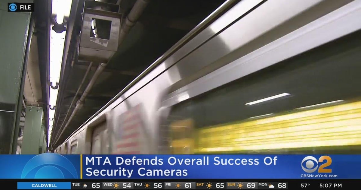MTA defends overall success of security cameras - CBS New York