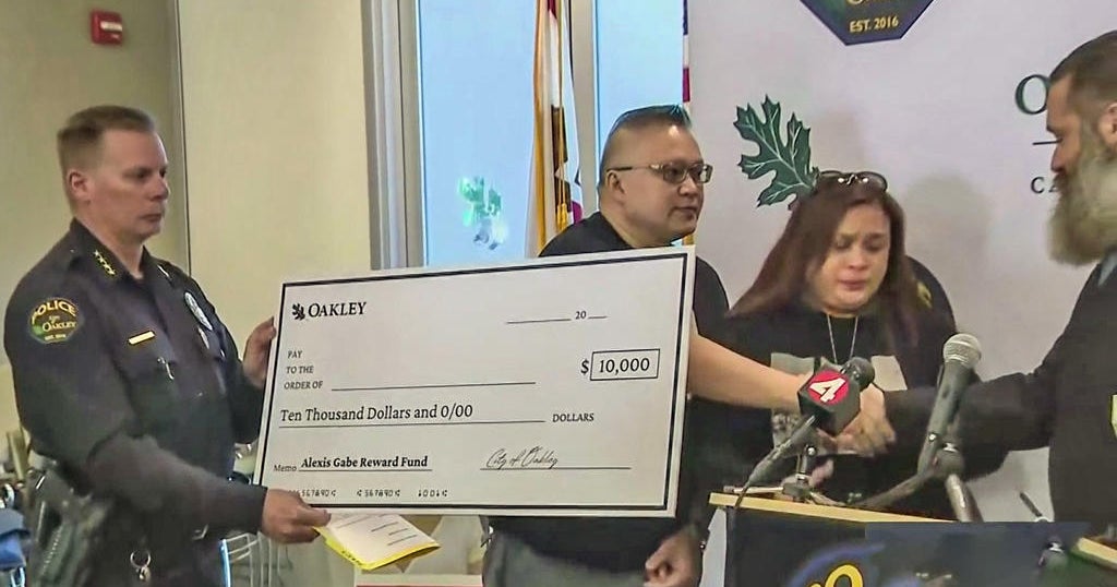 $10,000 reward offered in Alexis Gabe missing person case in Oakley ...