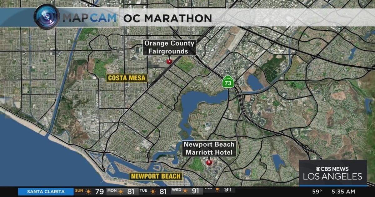 Thousands of runners take part in 26.2-mile OC marathon - CBS Los Angeles