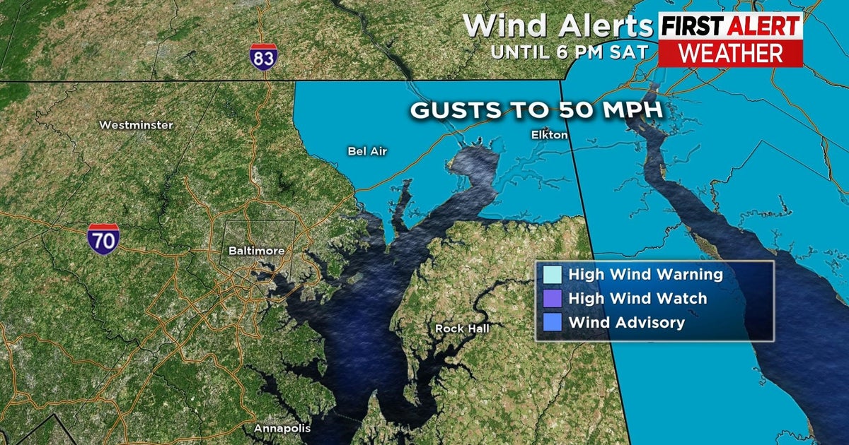 ALERT DAY: Flood Warning In Effect Until 5pm - CBS Baltimore