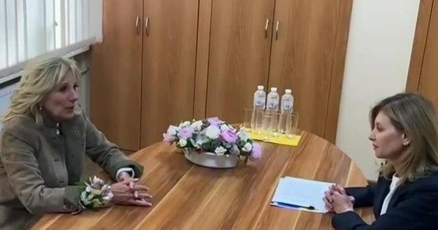 First lady Jill Biden makes surprise visit to Ukraine - CBS News