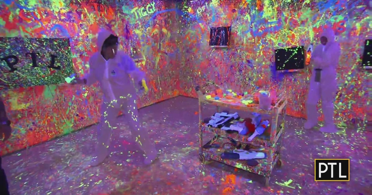 Getting messy and artsy at Pittsburgh's first and only splatter paint ...
