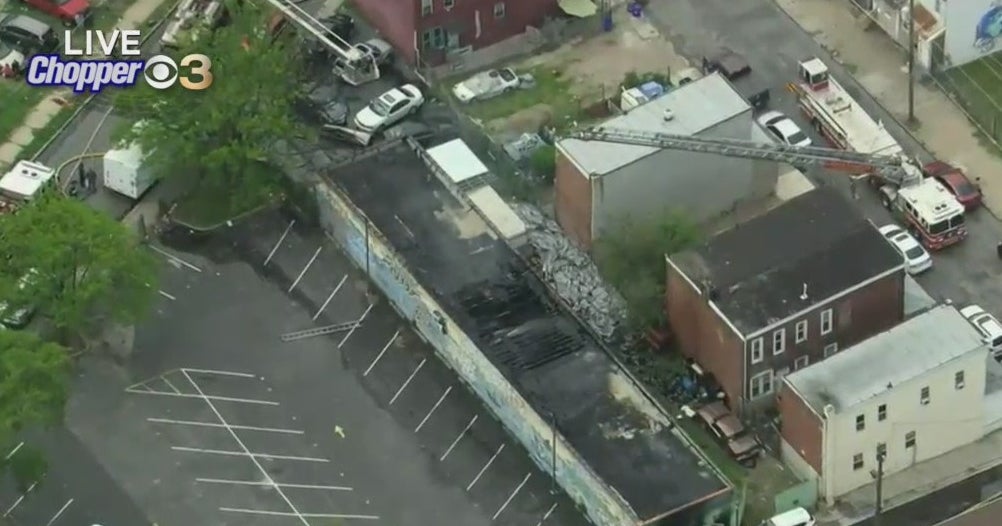 Crews Respond To Building Fire In Camden - CBS Philadelphia