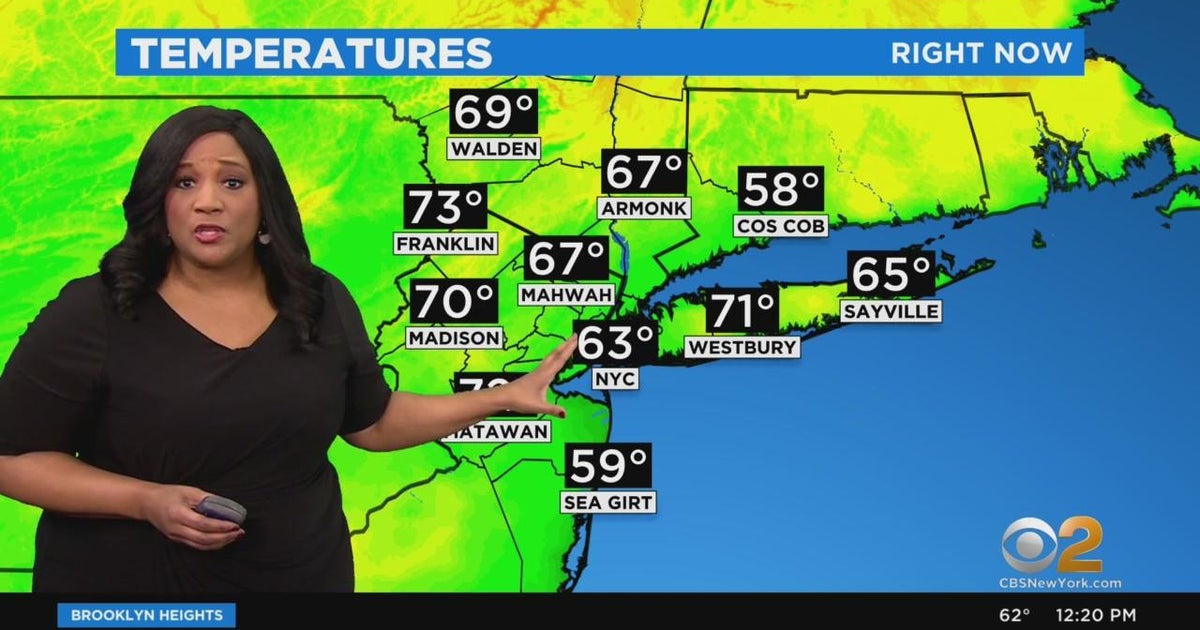 First Alert Weather: CBS2's 5/13 Friday afternoon update - CBS New York