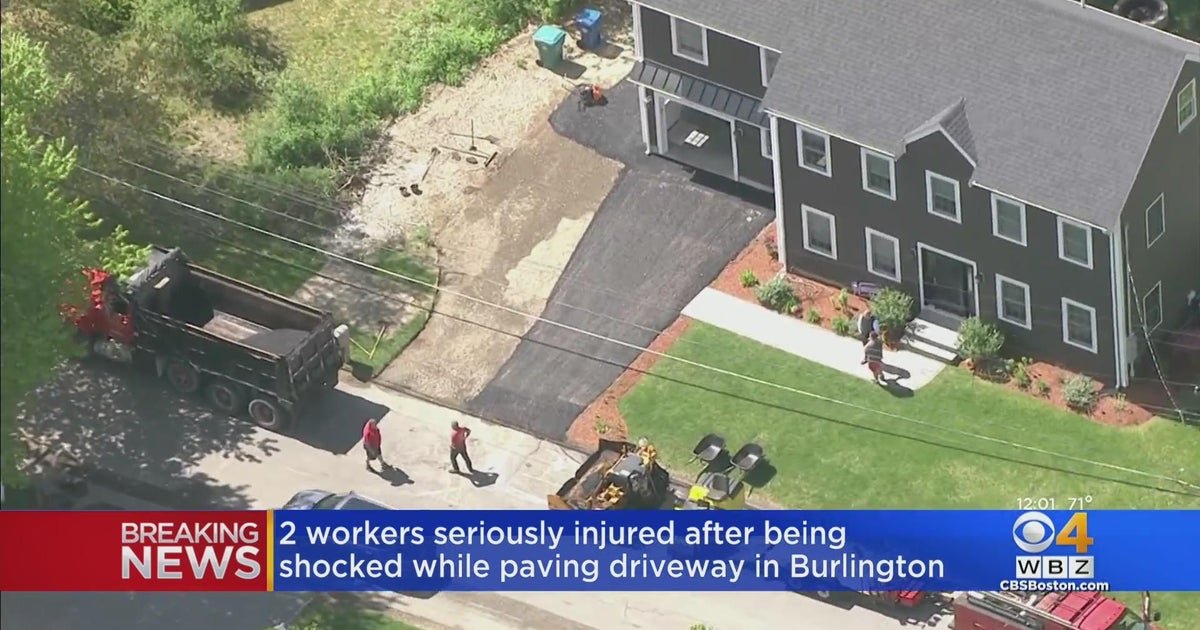 2 Burlington Driveway Workers Seriously Burned When Dump Truck Contacts