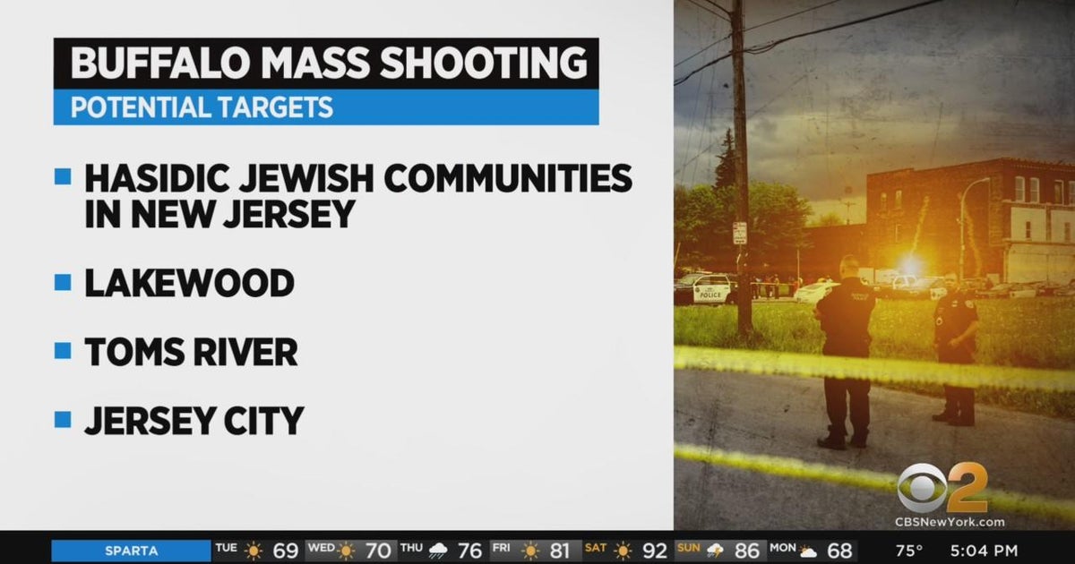 Source: Buffalo shooting suspect considered targets in New Jersey - CBS ...