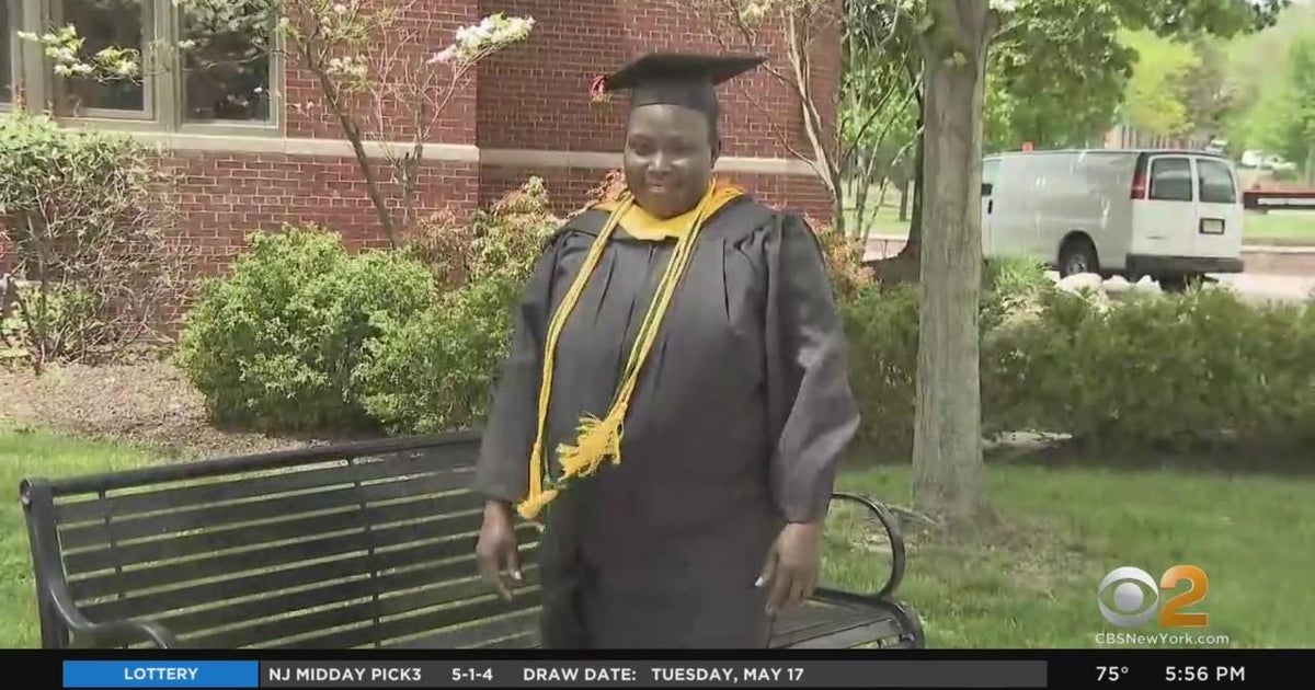 William Paterson University graduate hopes to inspire others - CBS New York