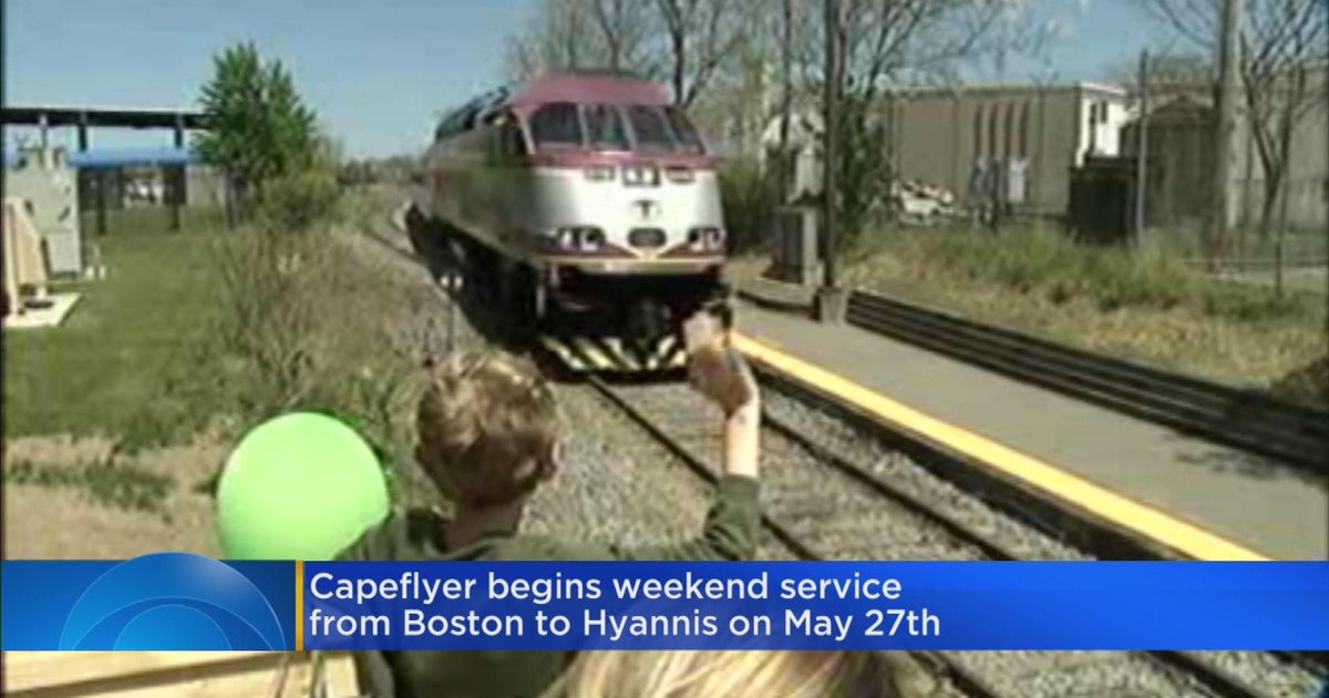 Capeflyer train service returns Memorial Day weekend - CBS Boston