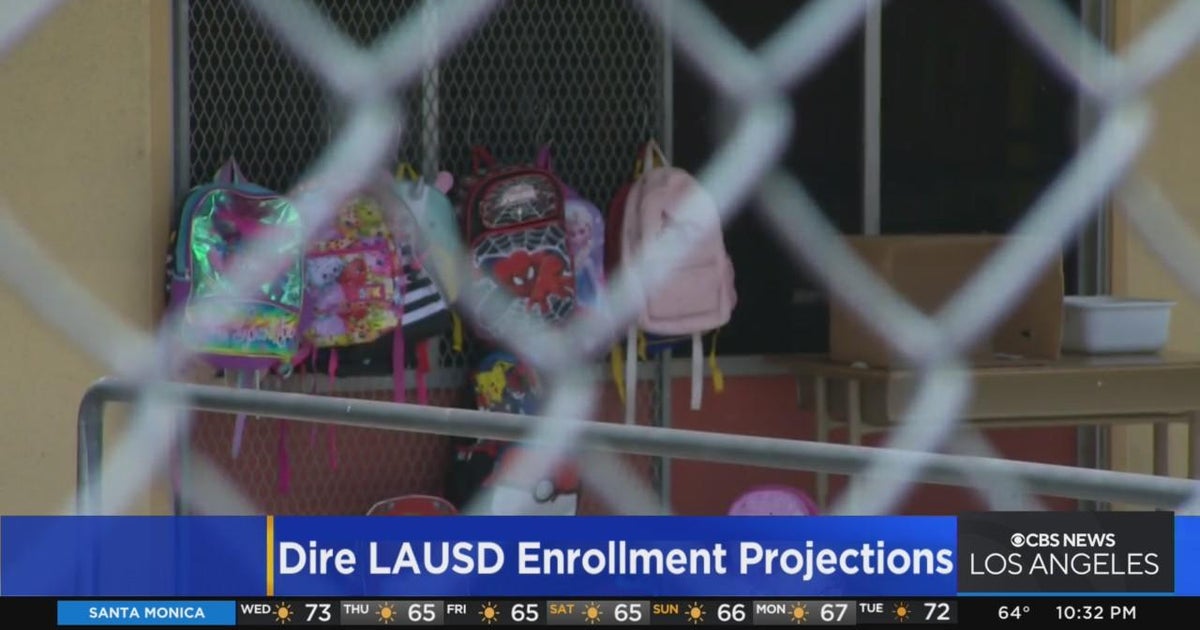 LAUSD facing a huge drop-off in student enrollment - CBS Los Angeles
