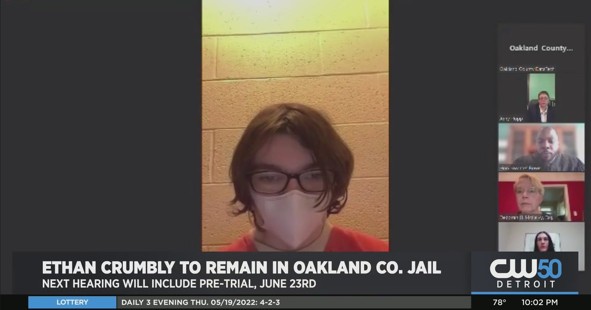 Ethan Crumbley To Remain In Oakland County Jail, Judge Orders - CBS Detroit