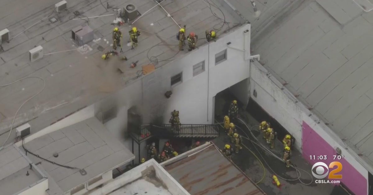 Man found dead in Hollywood recording studio fire - CBS Los Angeles