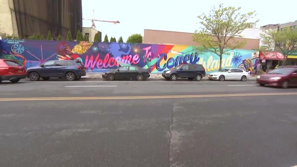 Artist Danielle Mastrion's gives detailed tour of her new "Welcome to ...
