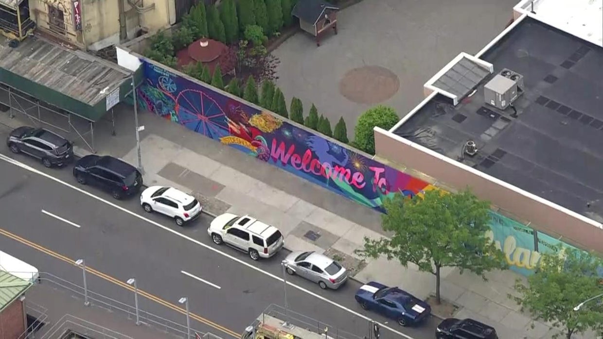 Artist Danielle Mastrion's gives detailed tour of her new "Welcome to ...