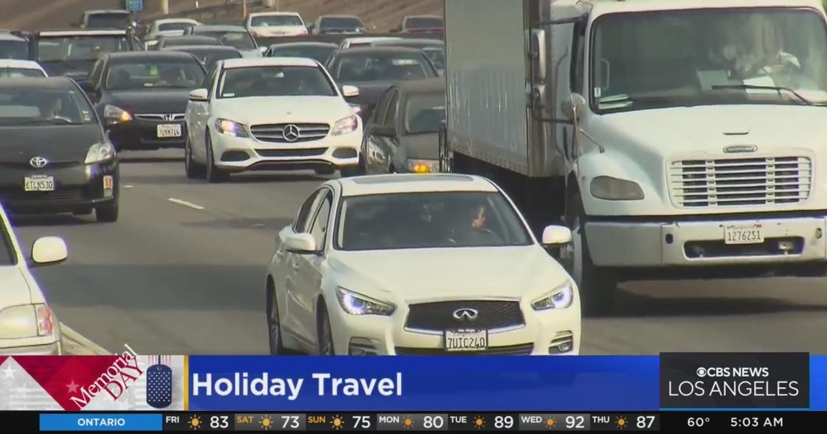 3.1 million Southern Californians expected to travel over Memorial Day Weekend - CBS Los Angeles
