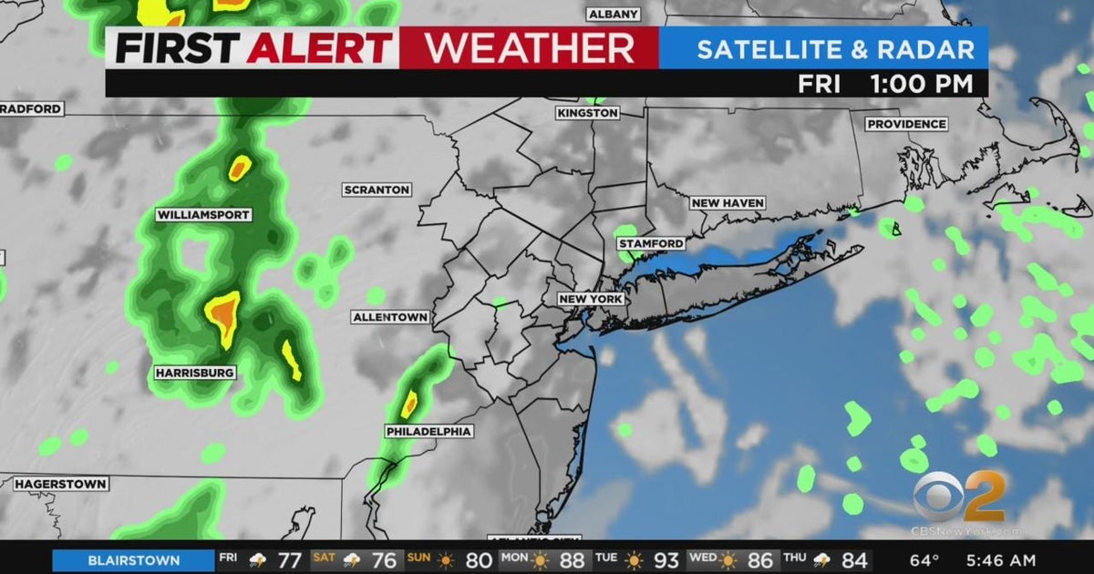 First Alert Weather: Red Alert for rain tonight - CBS New York