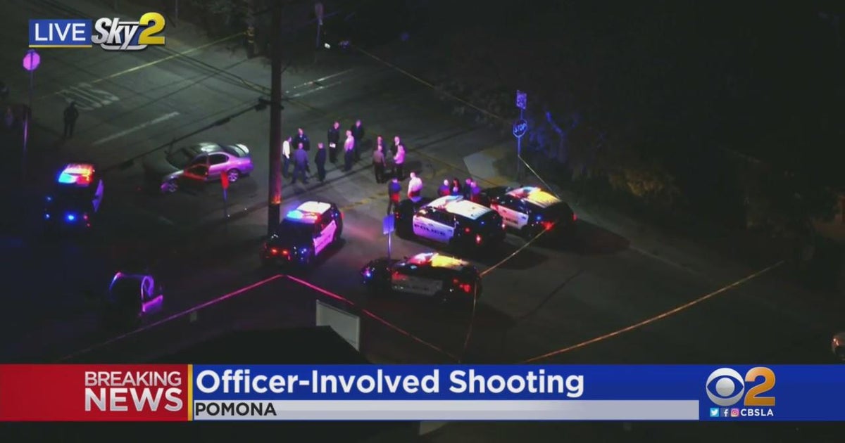 Ontario police shoot and kill pursuit suspect - CBS Los Angeles