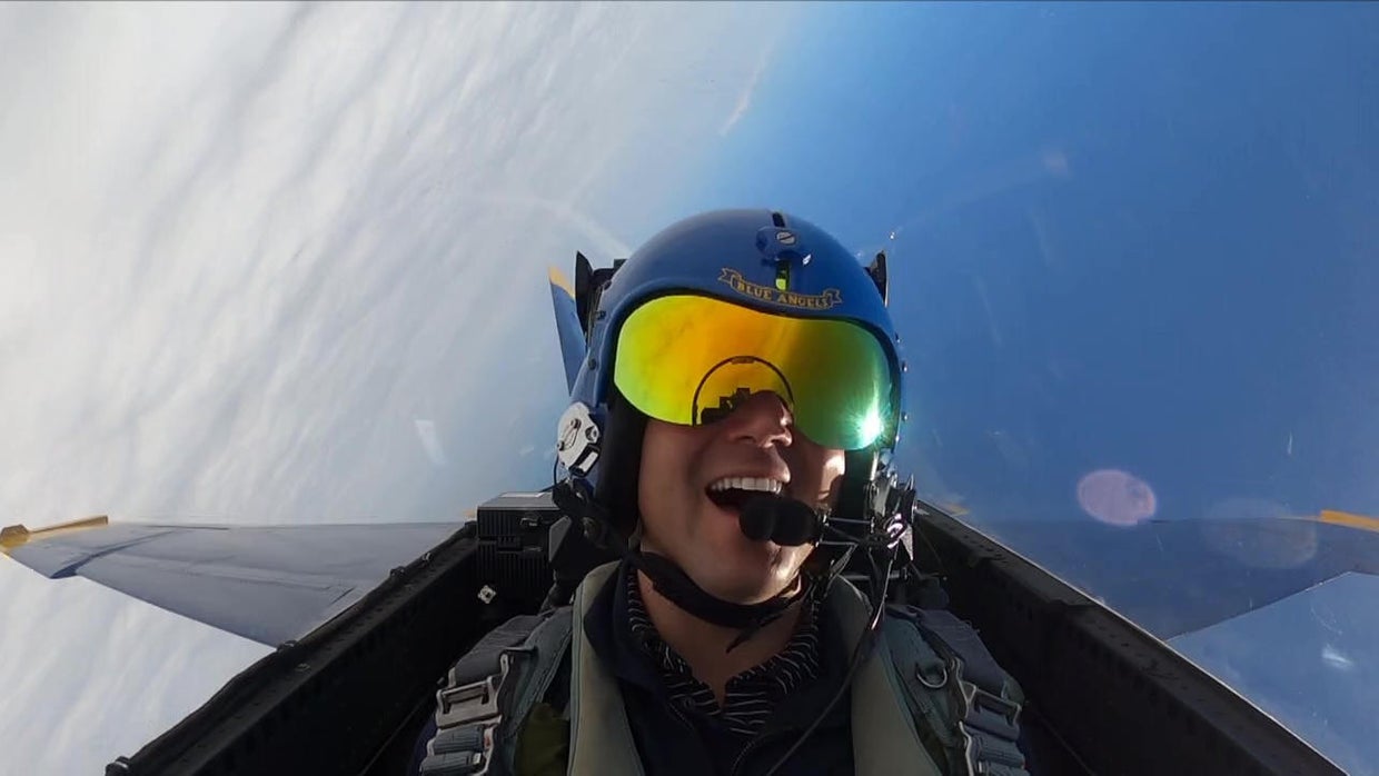 CBS2's "Top Gun," John Dias, takes to the skies with the Blue Angels ...