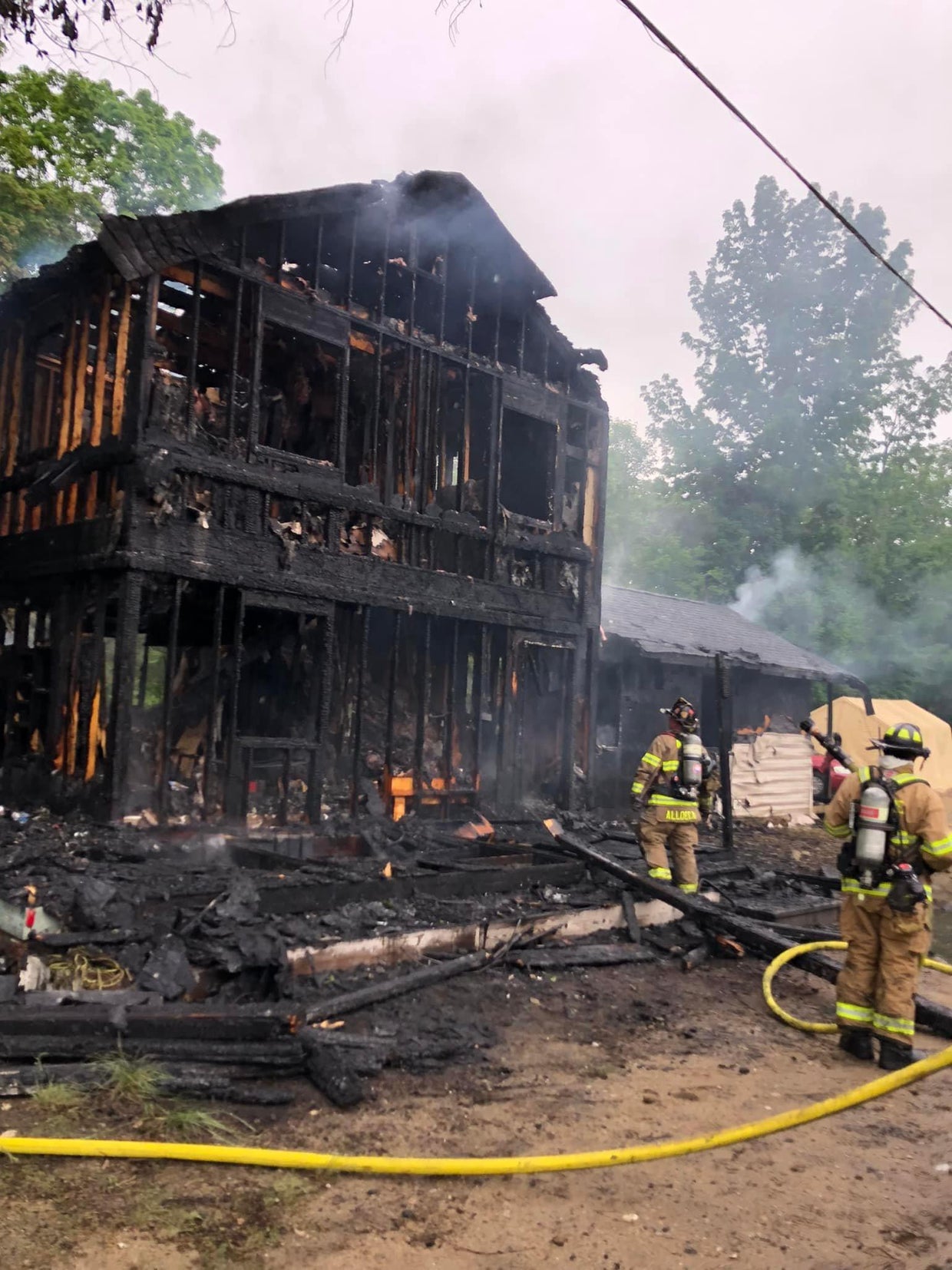2 firefighters burned while putting out house fire in New Boston, NH ...