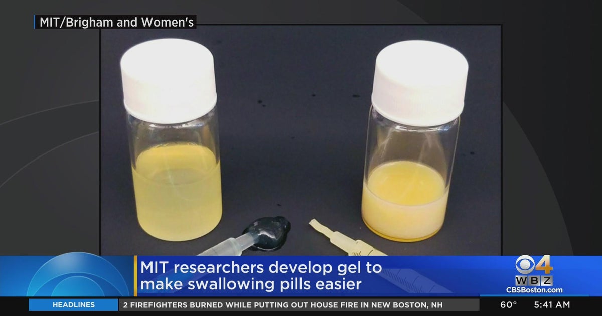 MIT researchers develop gel to make swallowing pills easier - CBS Boston