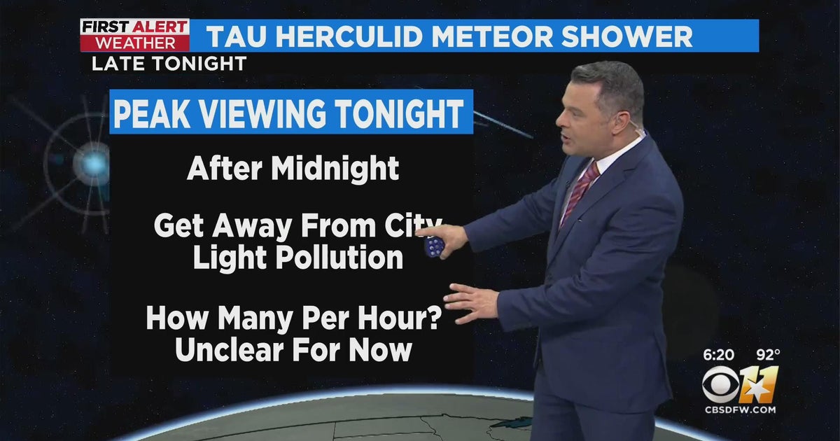 6 p.m. weather update with Scott Padgett - CBS Texas