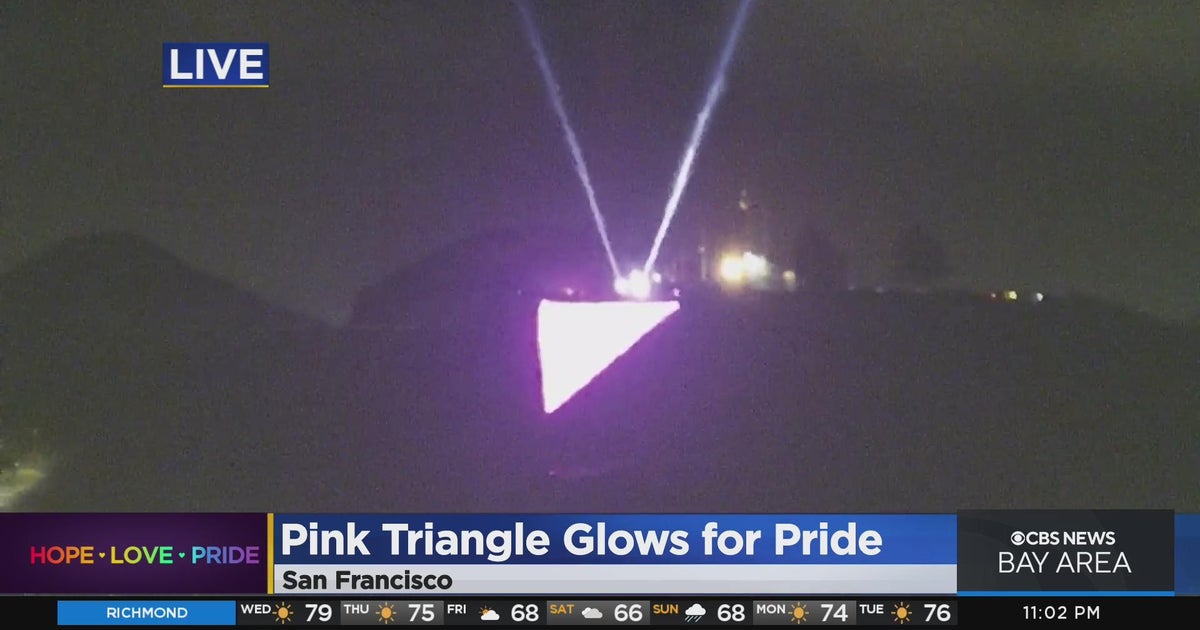 Pink Triangle glows on San Francisco's Twin Peaks to mark beginning of ...