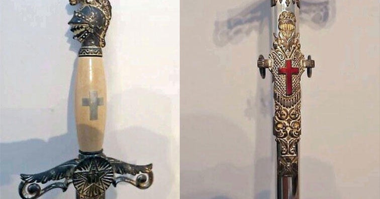'Priceless' antiques, Knights of Templar Ceremonial sword stolen from ...