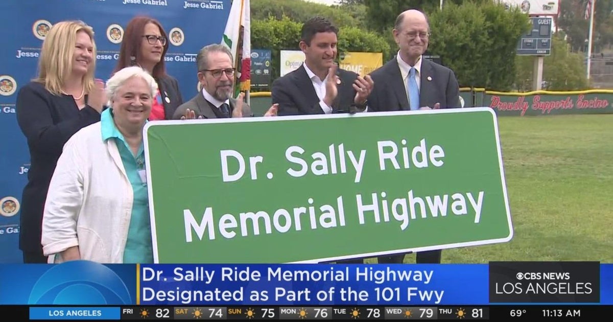 Dr. Sally Ride Memorial Highway designated as part of the 101 Freeway ...