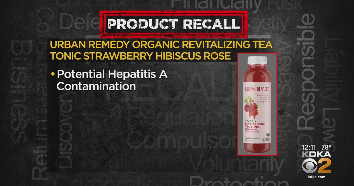 Recalled tea product could be linked to contaminated strawberries - CBS ...