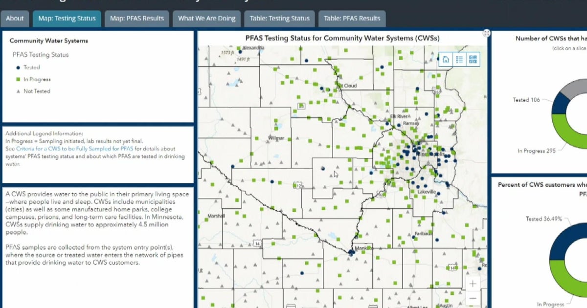 New Dashboard Shows PFAS Monitoring Results For Minnesota’s Drinking ...