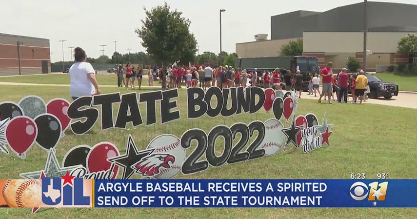 Argyle Eagles head to state baseball tournament - CBS Texas