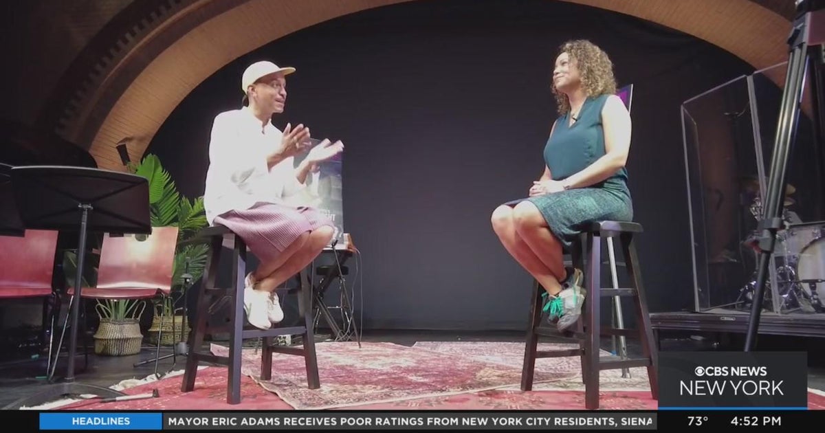 Swedish rapper Timbuktu share his story on stage in Harlem - CBS New York