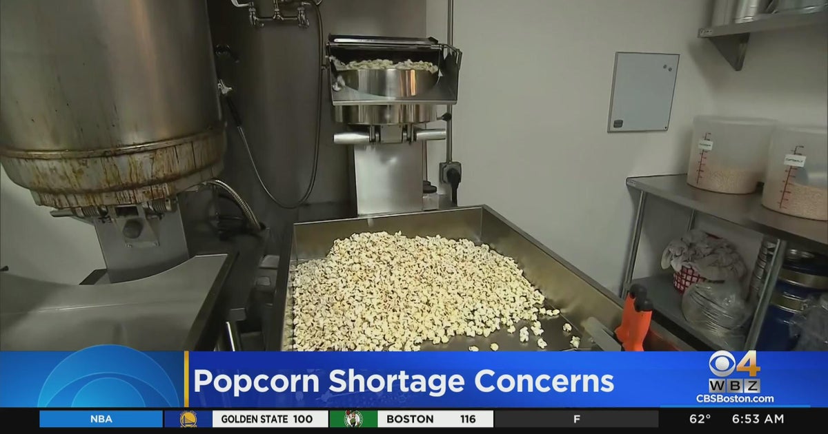Popcorn shortage possible amid supply issues - CBS Boston