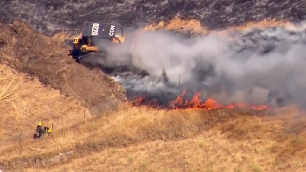 Update: Brush fire burning south of Brentwood in Contra Costa County ...