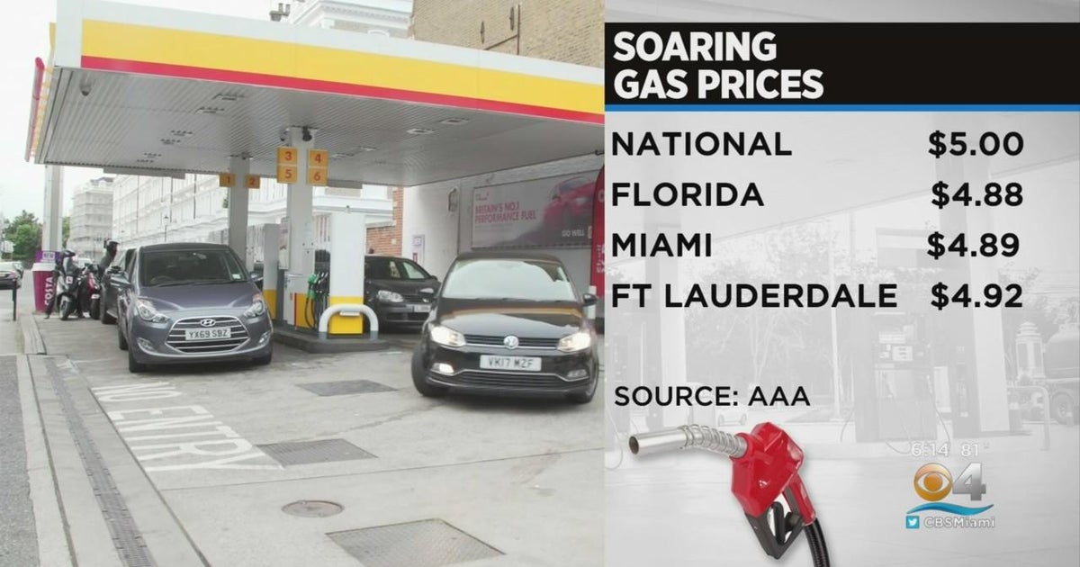 Soaring gas prices - CBS Miami