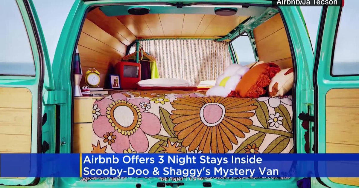 Take a three-night stay in the Mystery Machine - CBS Los Angeles