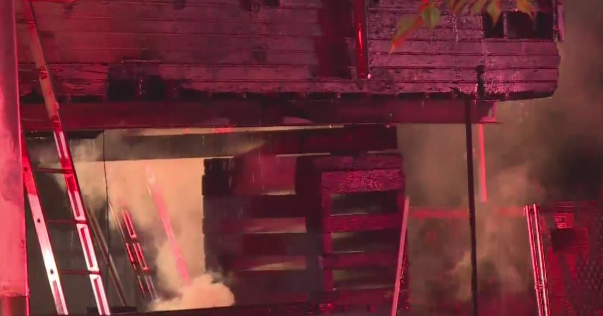 Fire At Elevated Home In Sacramento Gives Firefighters Trouble - CBS ...