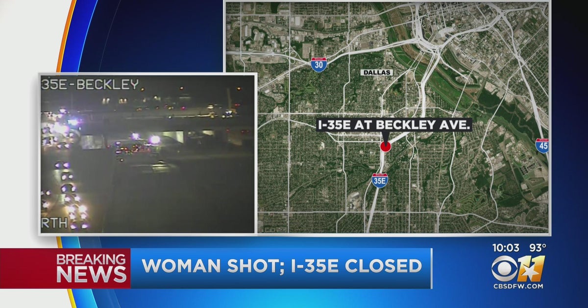 Woman jumps from bridge, has multiple gunshot wounds - CBS Texas
