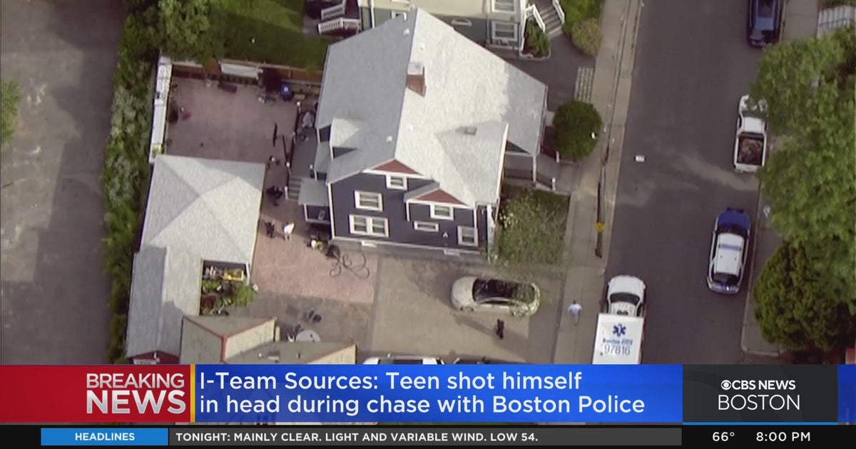 I-Team Sources: Teen shot himself during chase with Boston Police - CBS ...