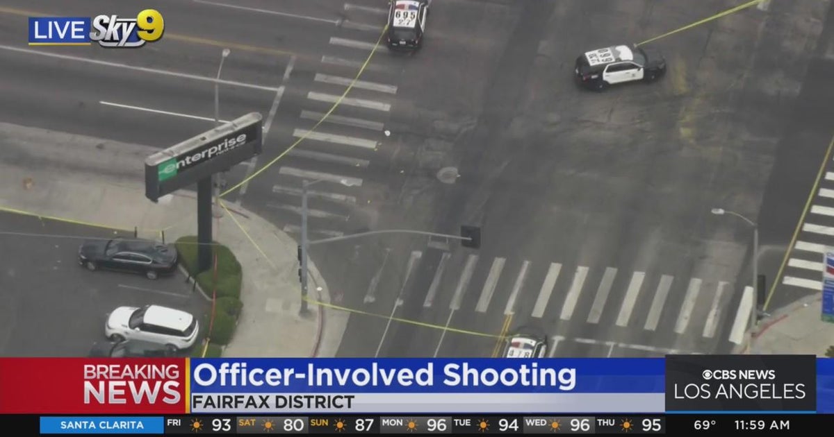 Armed suspect shot after opening fire on passing vehicle, LAPD officers ...
