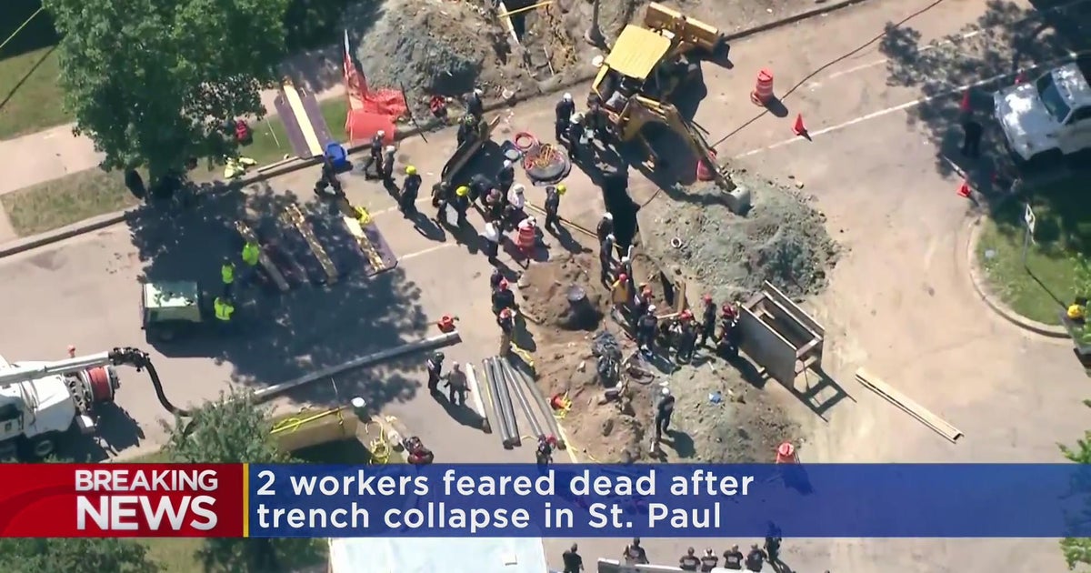 2 workers feared dead after construction trench collapse in St. Paul ...