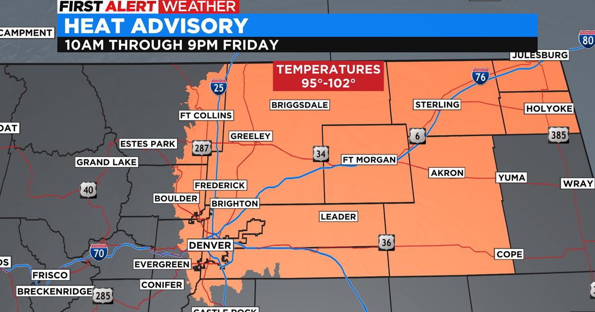 Colorado Weather: Heat Advisory And Poor Air Quality - CBS Colorado