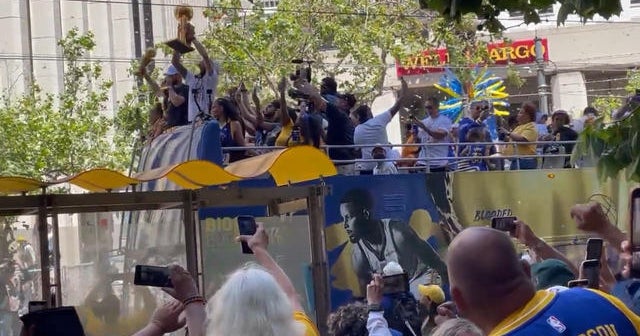 Golden State Warriors celebrate NBA Finals victory win with parade ...