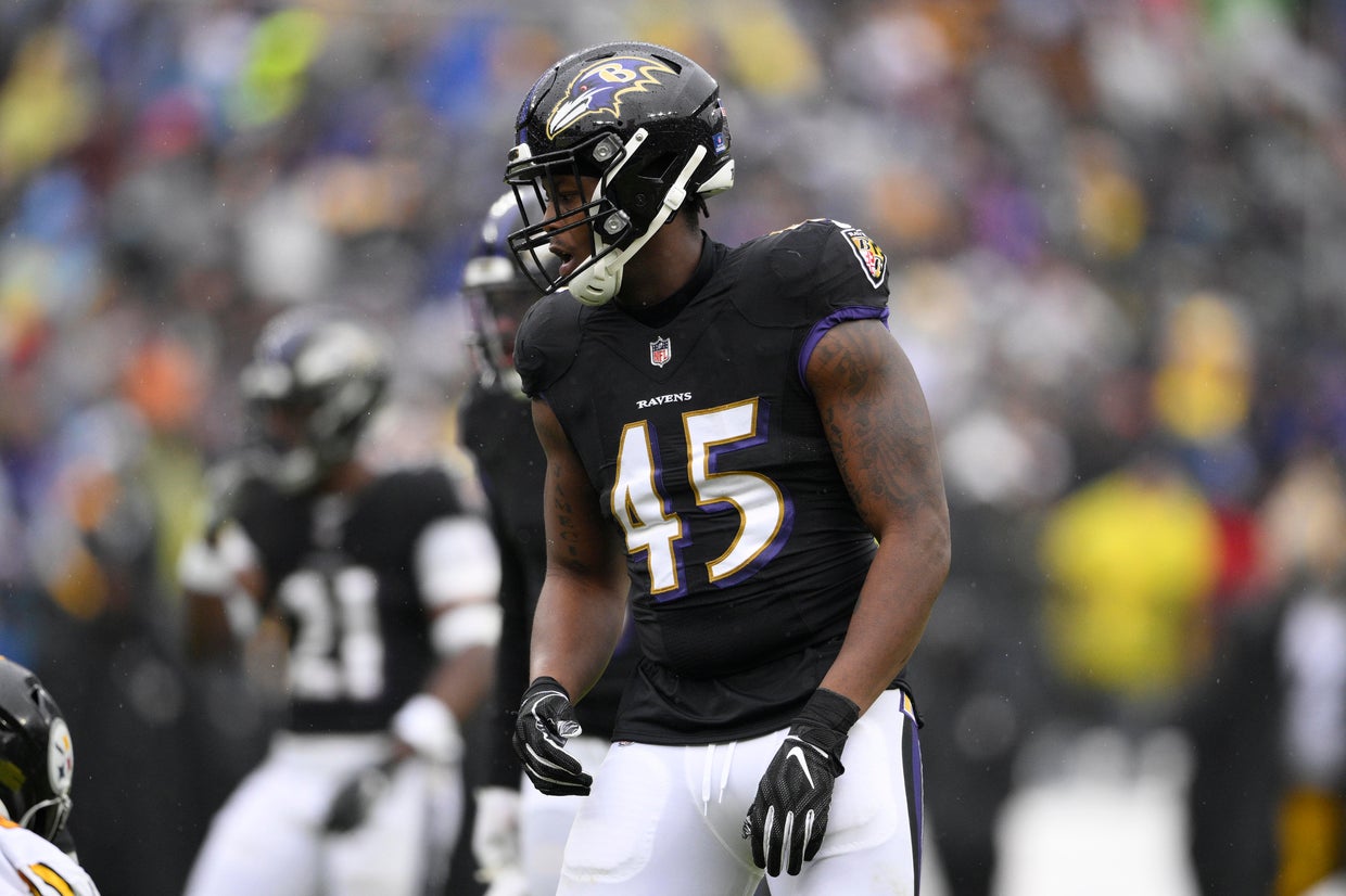 Baltimore Ravens linebacker Jaylon Ferguson dies at 26 - CBS News
