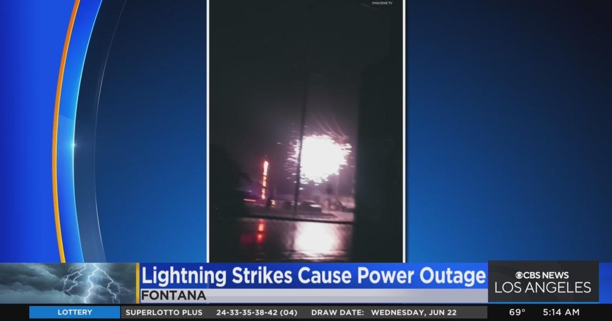 Lightning strikes transformer in Fontana, cutting power for hundreds of ...