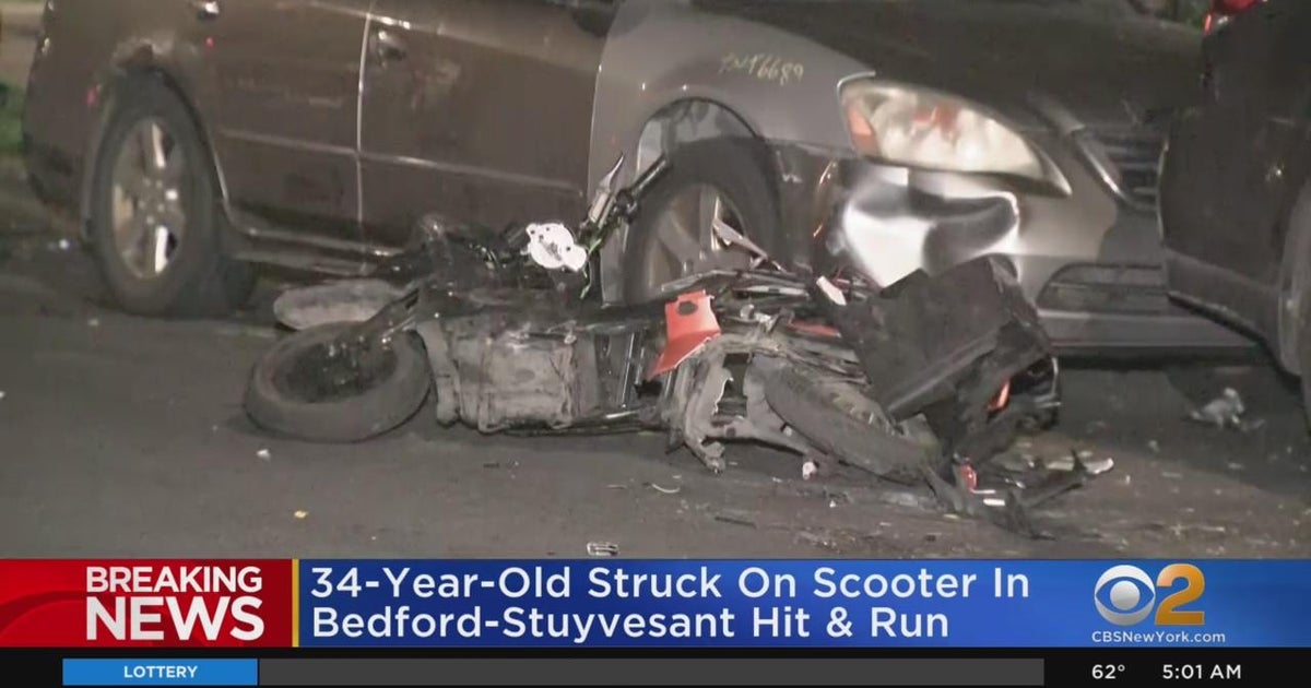 Woman Struck By Hit And Run Driver In Brooklyn Cbs New York