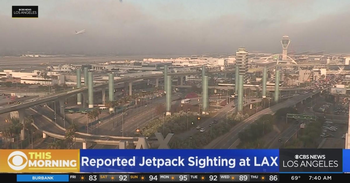 Pilot approaching LAX reports sighting of person operating jetpack ...